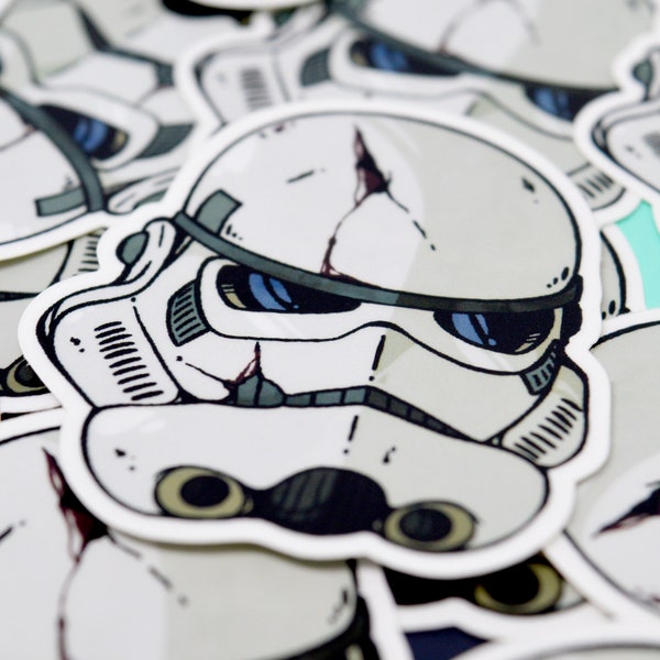 Starwars Helmet Stickers - Etsy