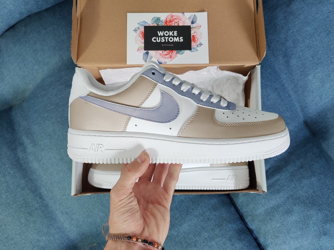 Green AF1 Couple Goals Custom Air Force 1 Minimal Nike AF1 Air Force 1s ...