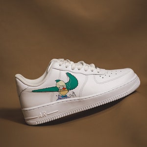 Krusty Clown Air Force 1s customs • Air Force One Custom • Nike Custom ...