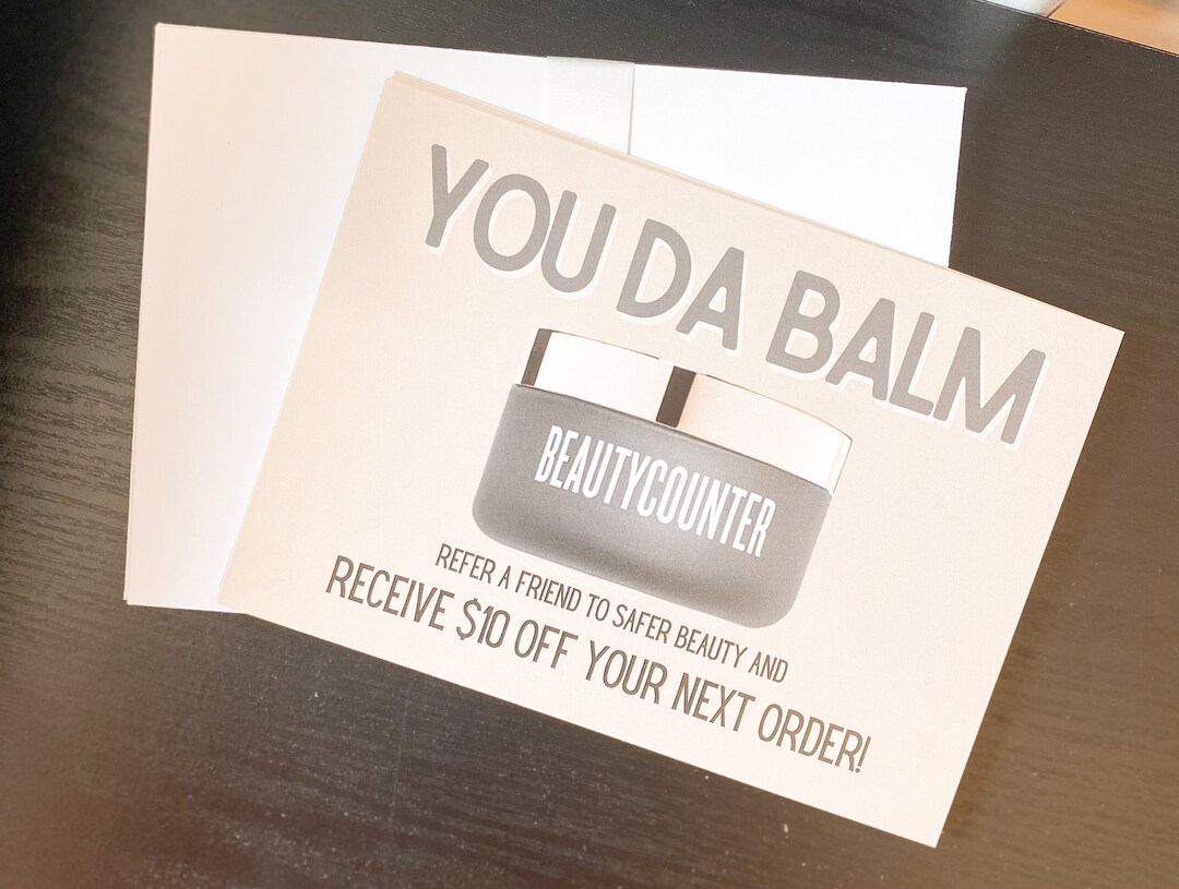 Beautycounter Customer Appreciation Card Thank You Set of 10 Cards ...