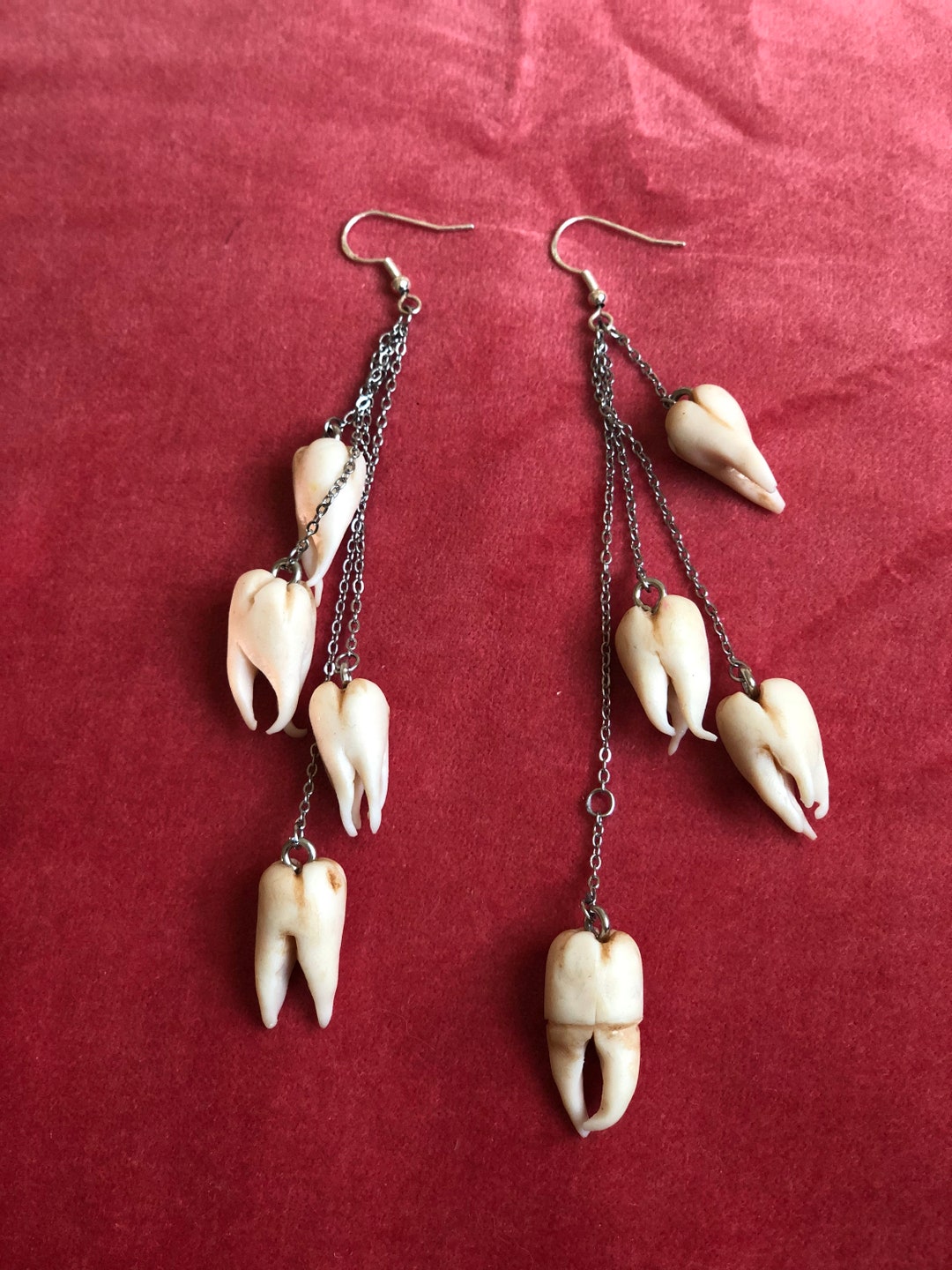 Teeth Earrings - Etsy