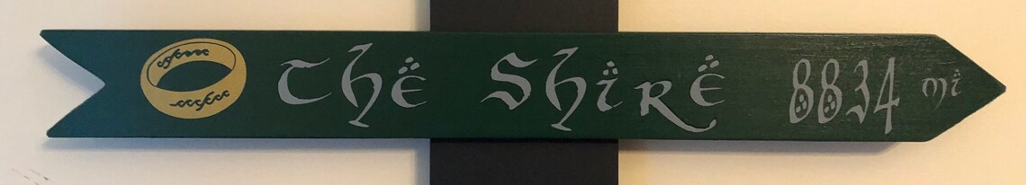 The Shire Directional Sign | Etsy