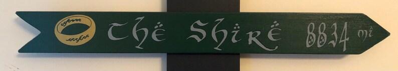 The Shire Directional Sign | Etsy