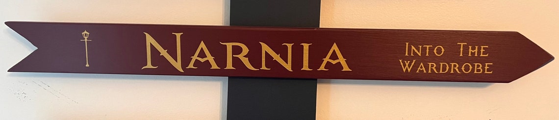 Narnia Directional Sign - Etsy