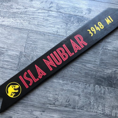 Isla Nublar Directional Sign - Etsy