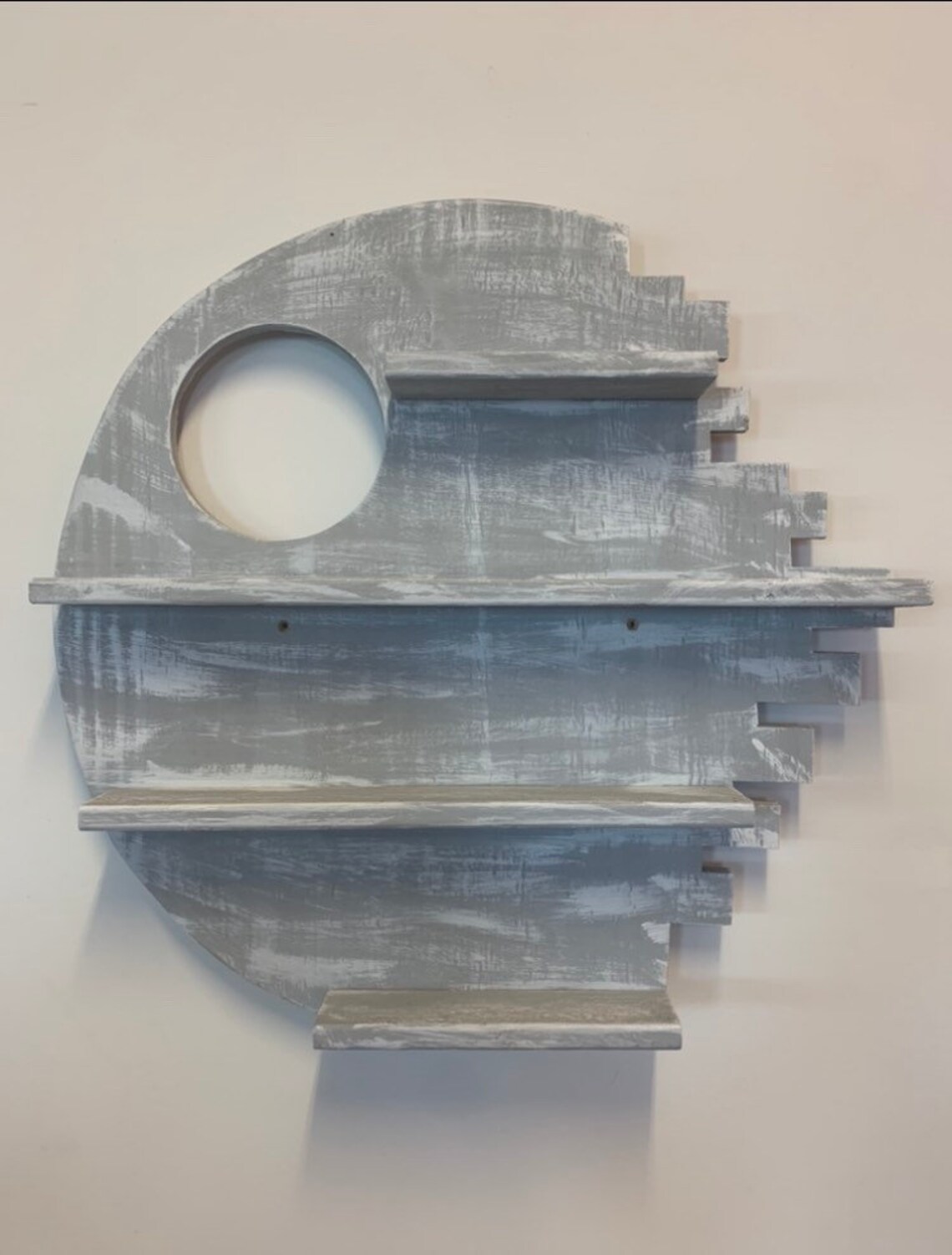 Custom Built Death Star Wall Display Shelf Backlit With Remote ...