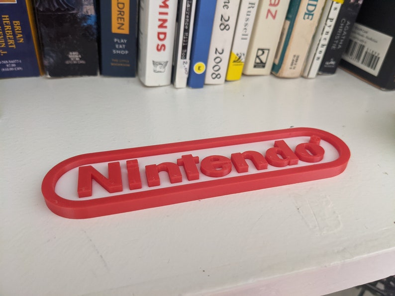 3D Printed Nintendo Logo - Etsy