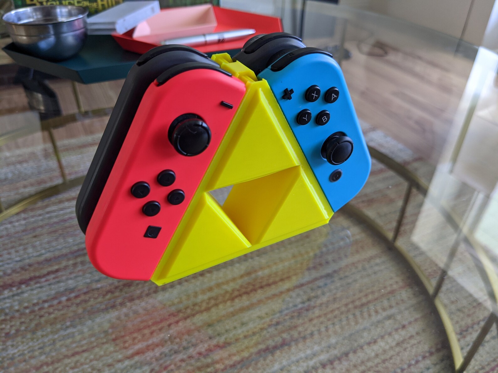 Bronze Triforce Joycon Display Stand and Game Holder - Etsy