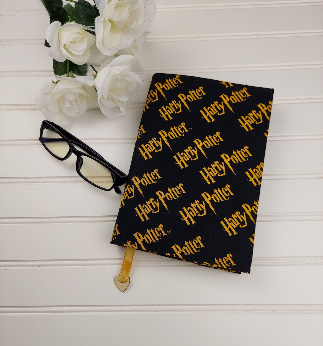 Wizard Book Cover, Fabric Book Cover, Book Sleeve, Book Protector ...