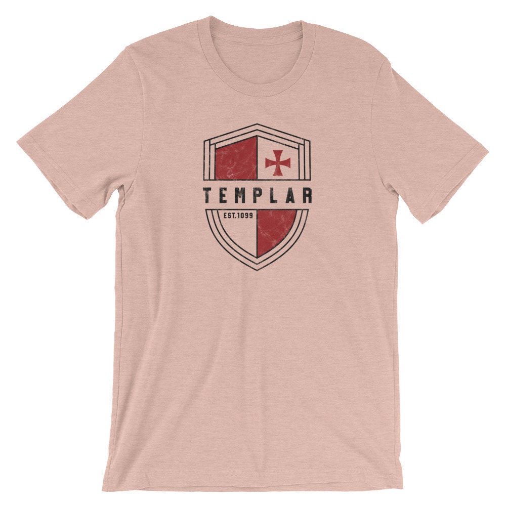 Knights Templar Retro Flag and Cross Red Gift Shirt Bobby Dazzler ...