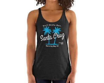 Santa Cruz California Vinate Cali Palm Surf & Skate - Etsy