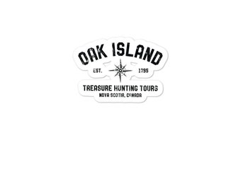 Oak Island Expedition Retro Templar Knight Skull Gift Sticker - Etsy