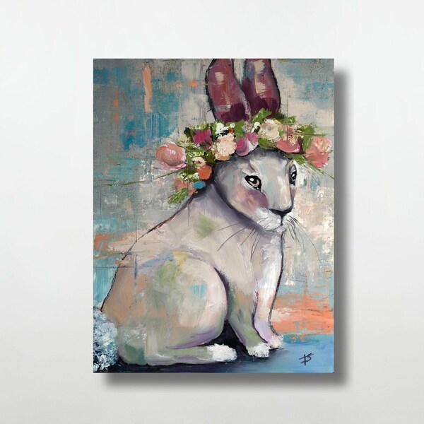 Abstract Bunny - Etsy