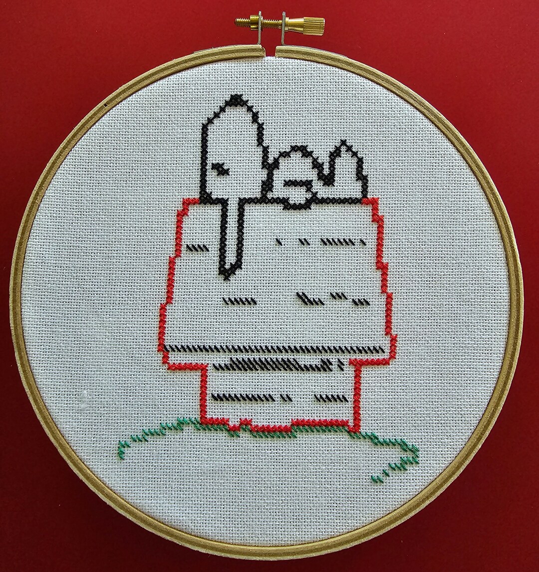 Snoopy Cross Stitch Pattern - Etsy