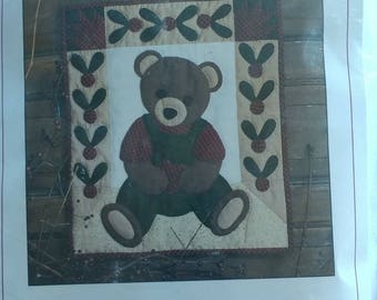 Baby Bear Quilt Kit by Rachel's of Greenfield Wool Felt Wall Quilt Kit ...