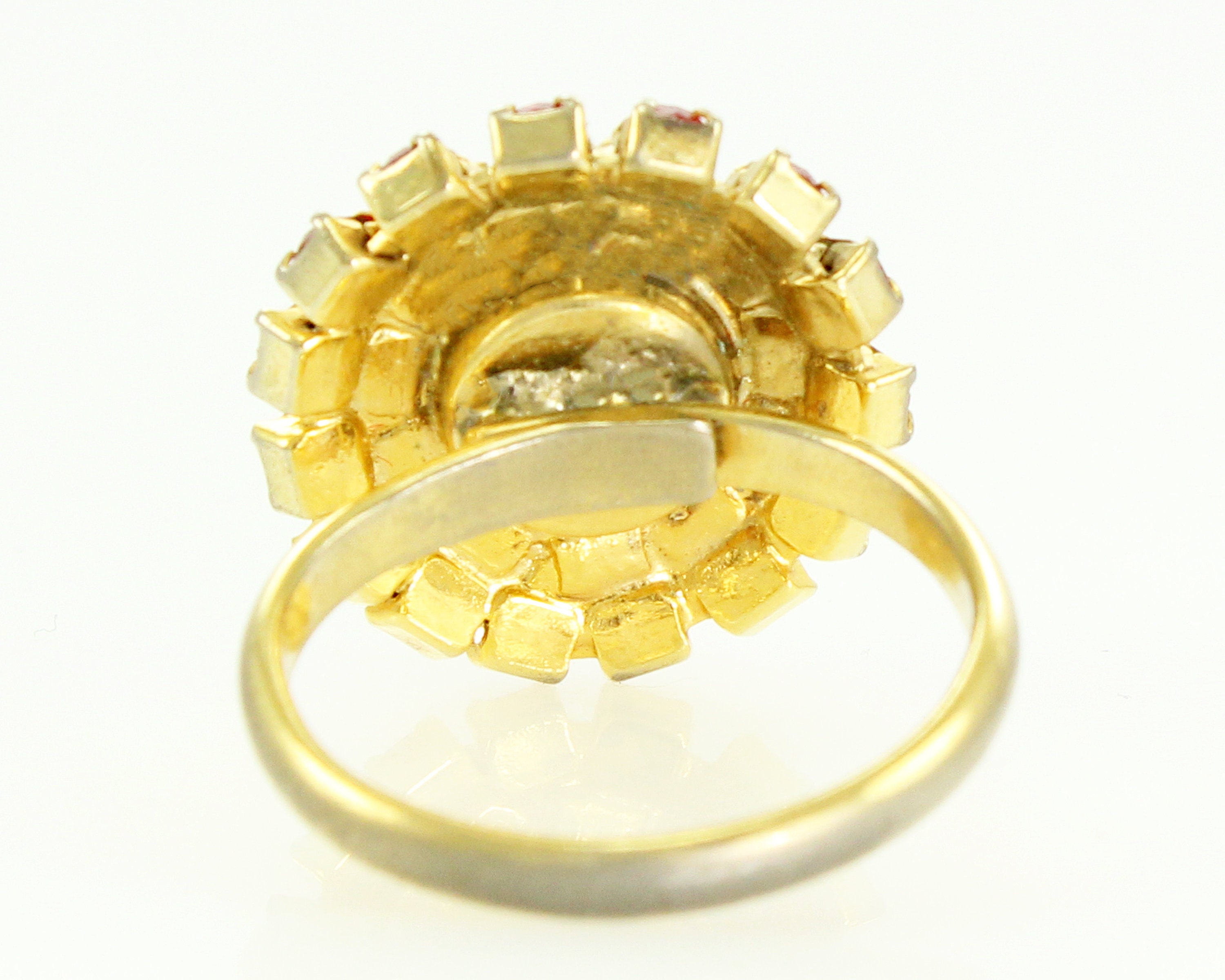 Patriotic Jewelry Set - Red White Blue Rhinestone Bracelet Ring ...