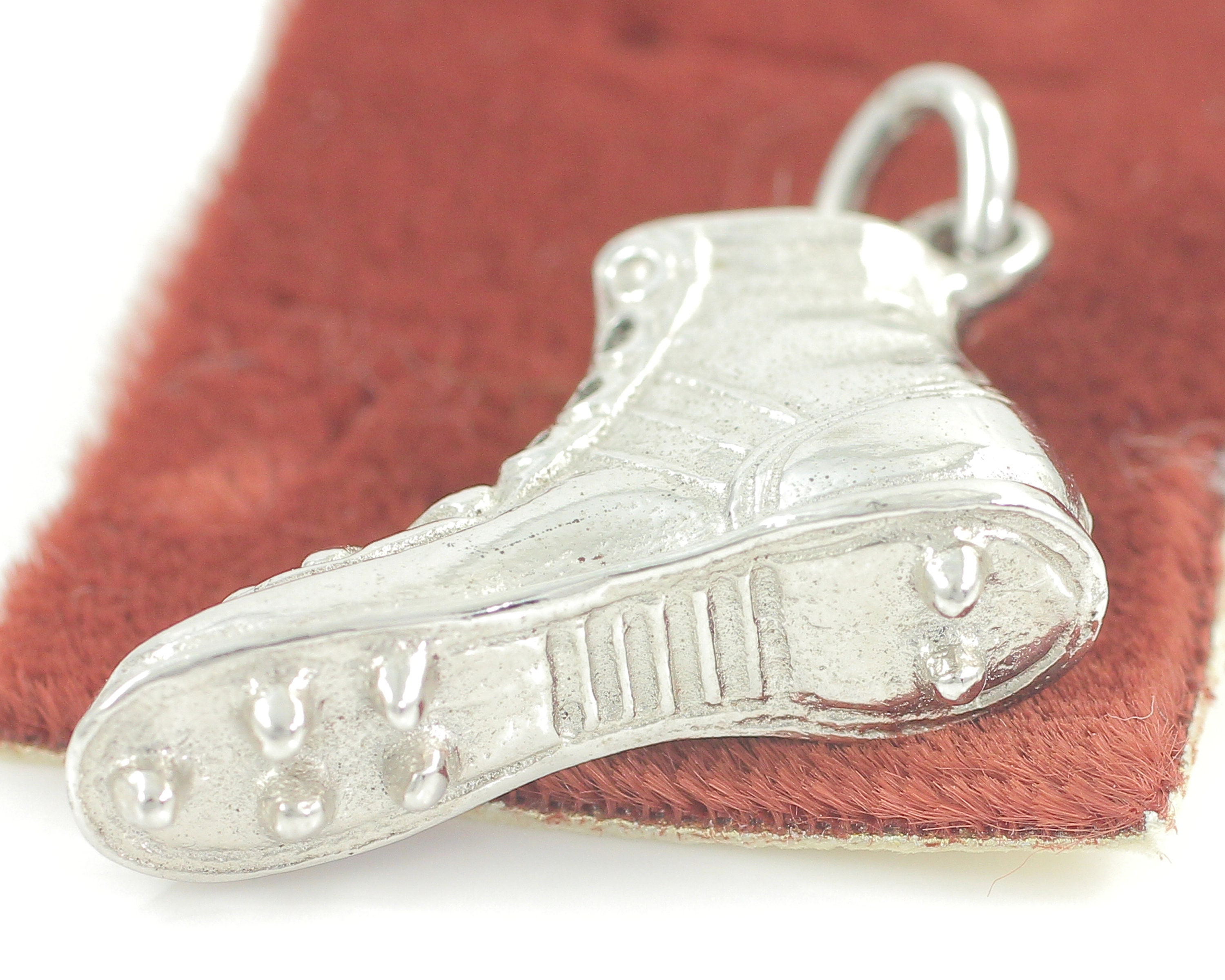 Vintage Sterling Silver Football Boot Bracelet Charm, Vintage 925 ...