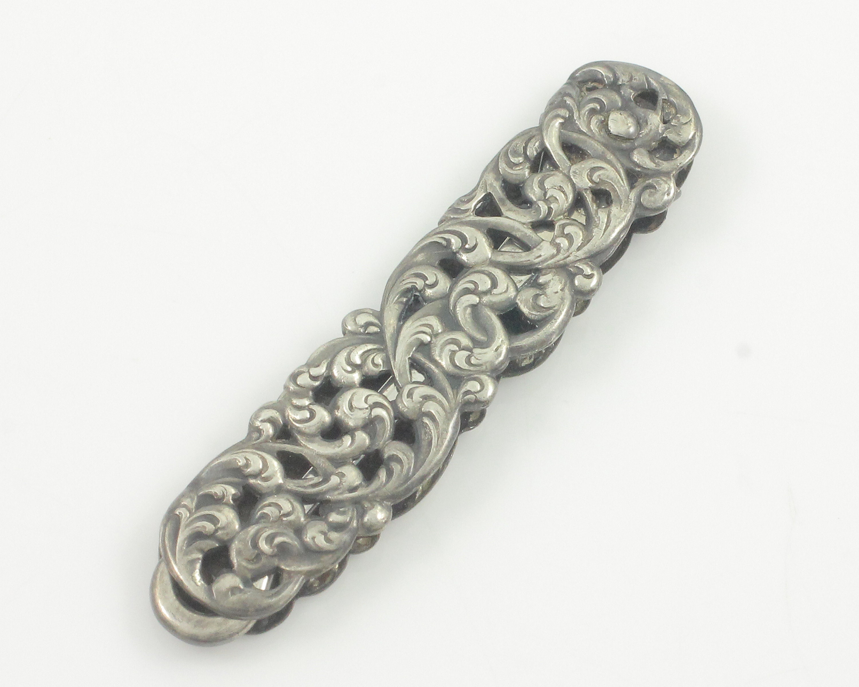 Victorian Unger Brothers Sterling Silver Folding Button Hook, Antique ...