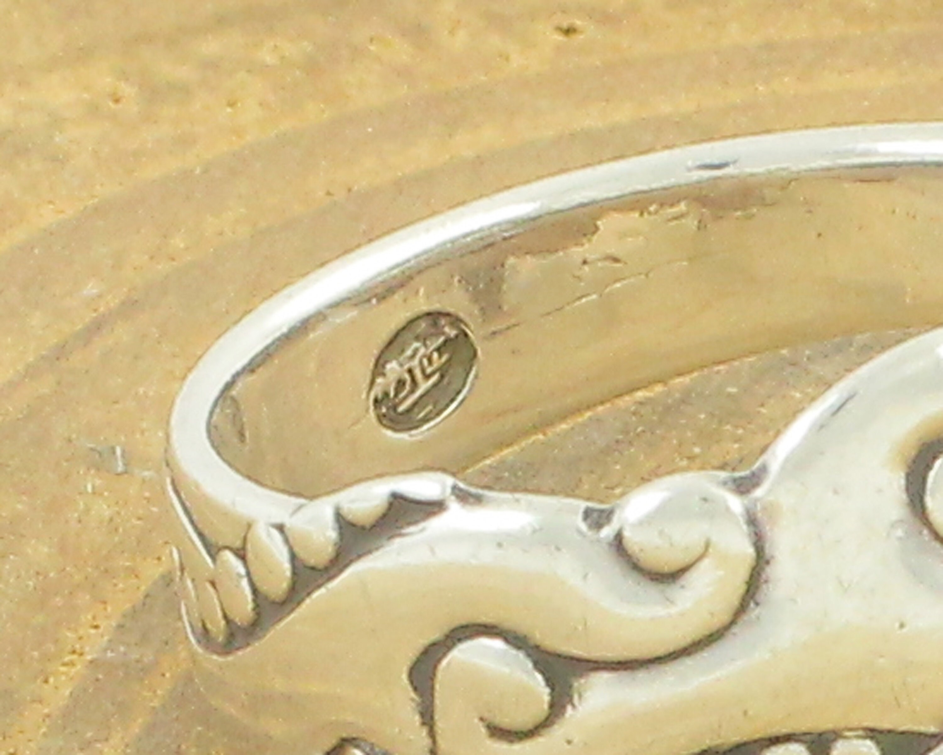 Vintage Sterling Spoon Ring - Danish Silver Art Nouveau - Made in ...