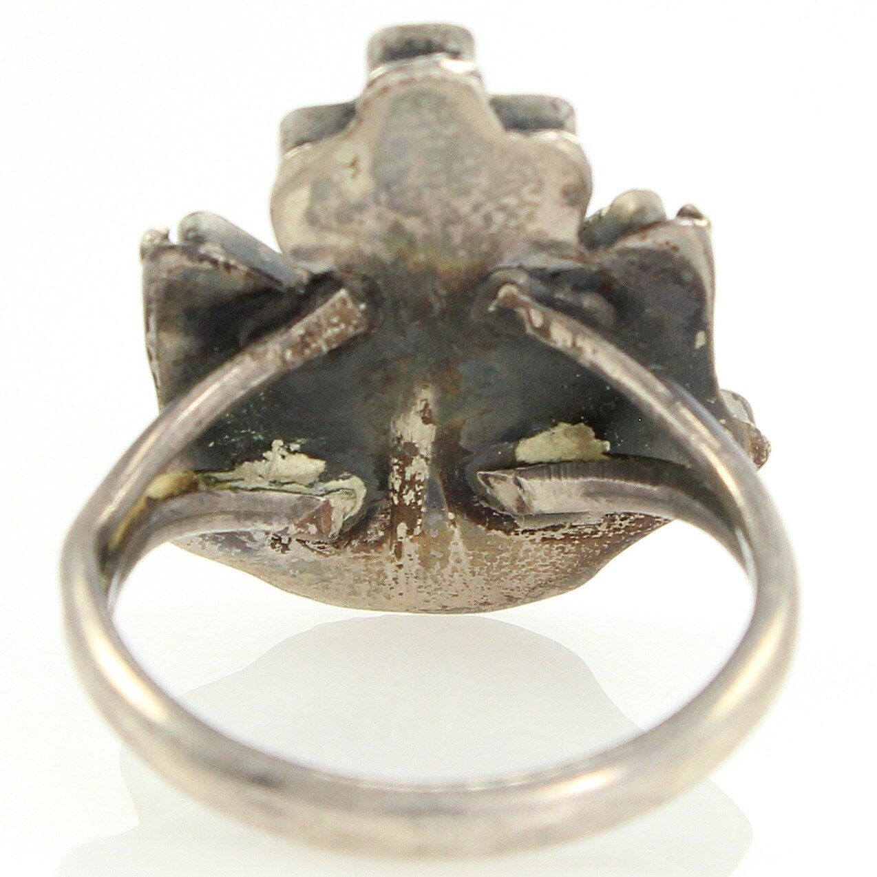 Sterling Knifewing Ring - Vintage Southwestern Ring Inlaid Turquoise ...