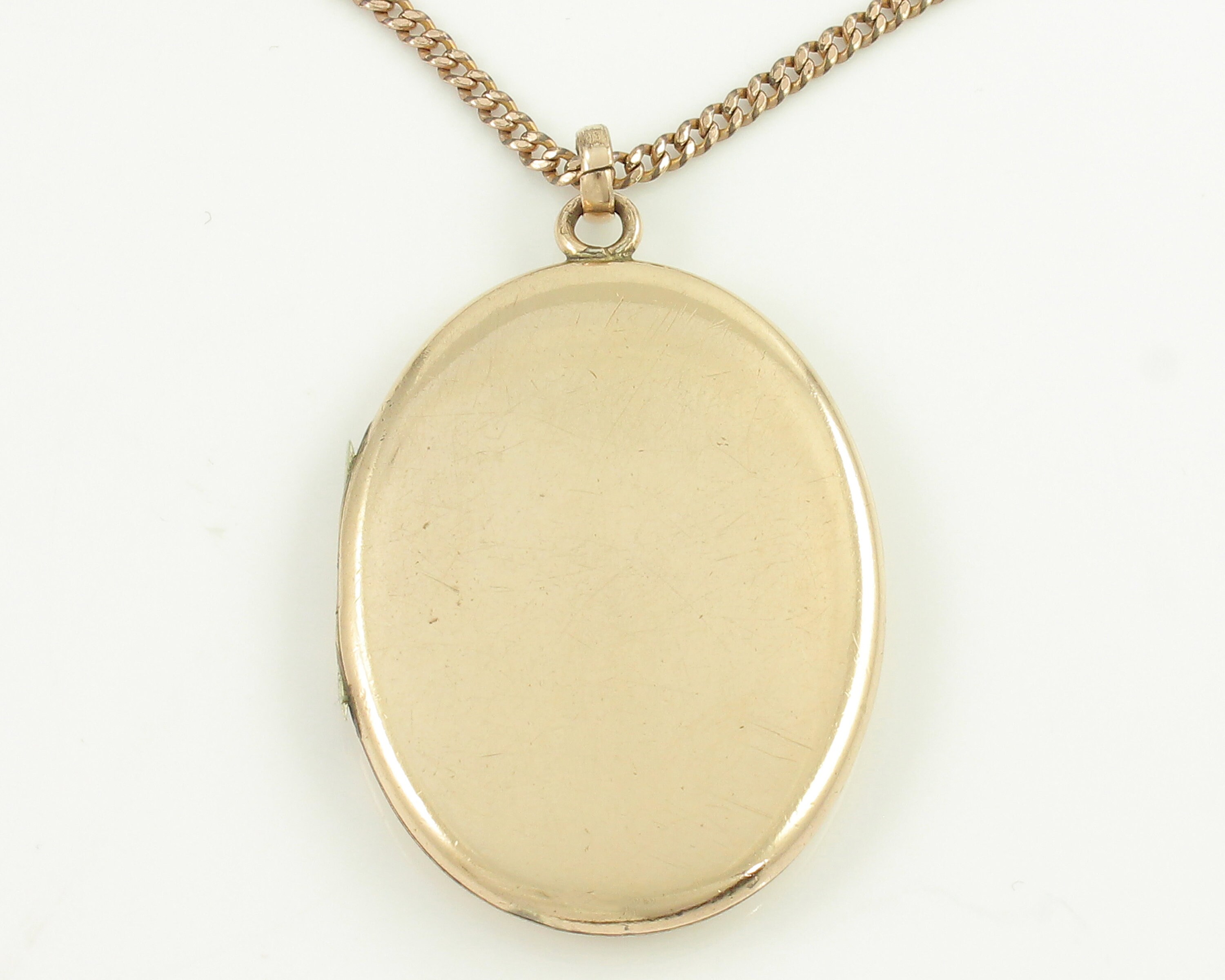 Vintage Large Oval Engraved Locket Necklace, Ballou Gold Filled ... Vintage Large Oval Engraved Locket Necklace, Ballou Gold Filled ...
