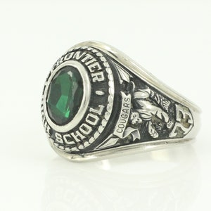 10K Gold Class Ring 1973 Frontier High School, 10K Yellow Gold Jostens ...