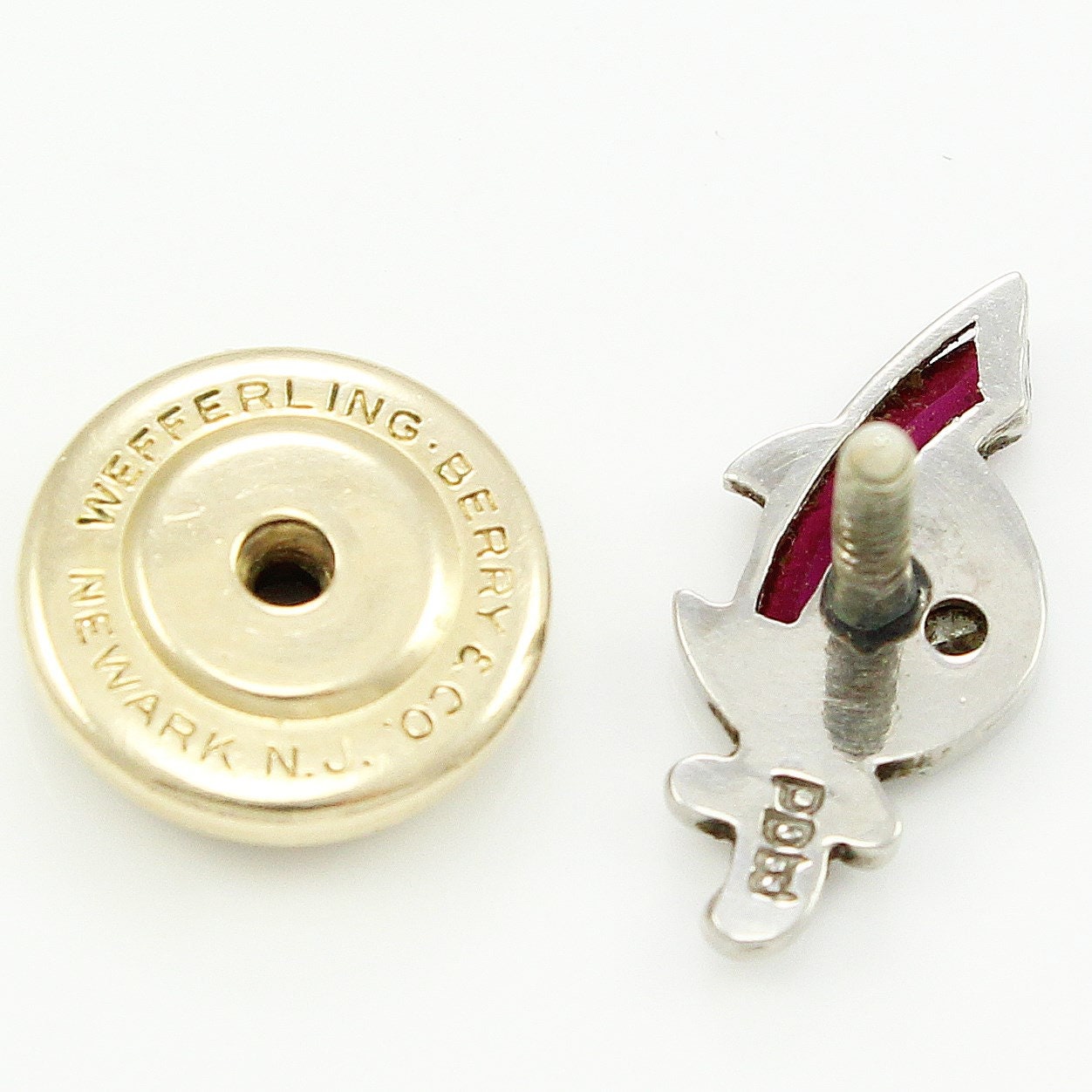 Vintage 10K Diamond Created Ruby Shriner Lapel Pin, Vintage 10K Masonic ...