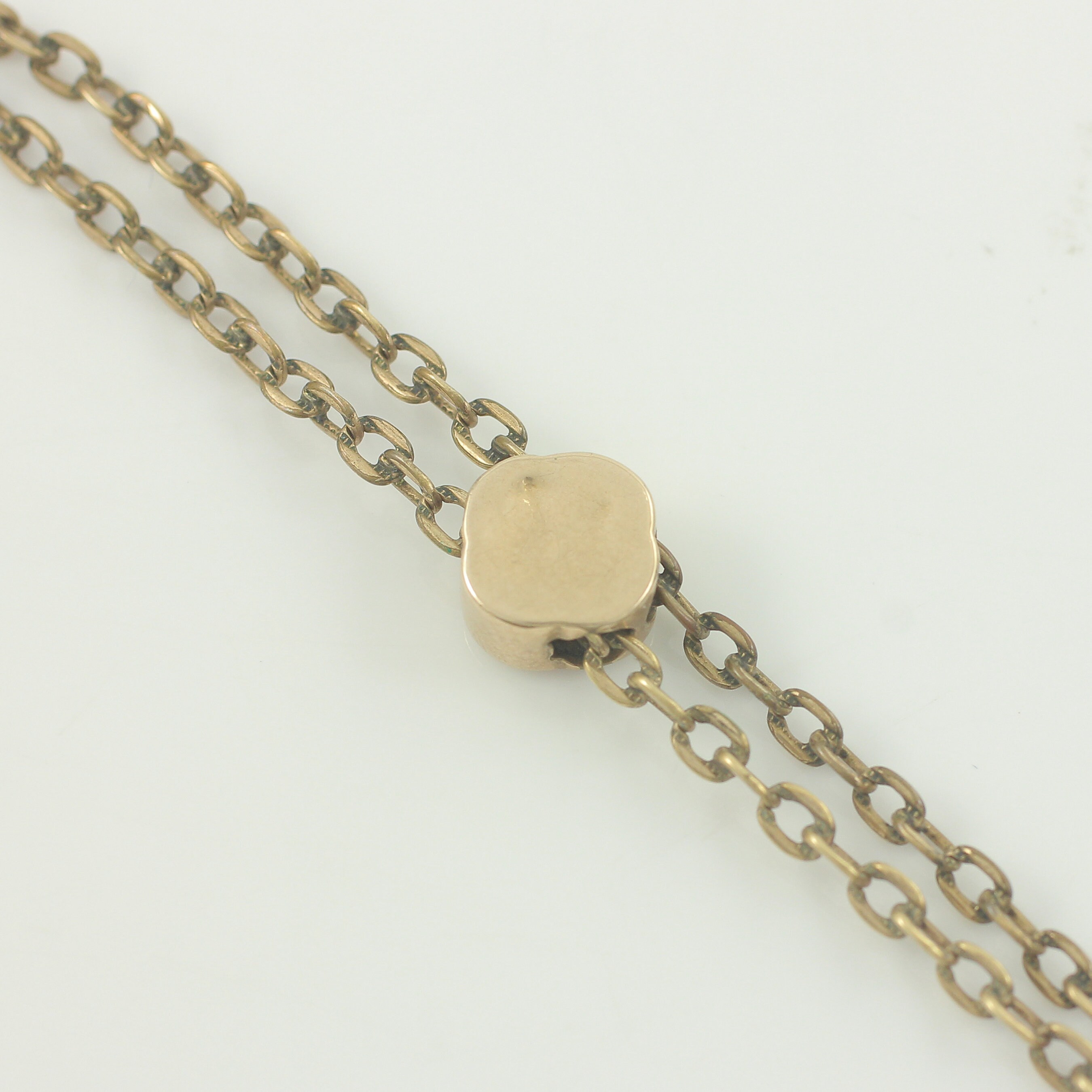 Antique Rolo Chain Victorian Slide Necklace, 50 Lady's Lorgnette Watch ...