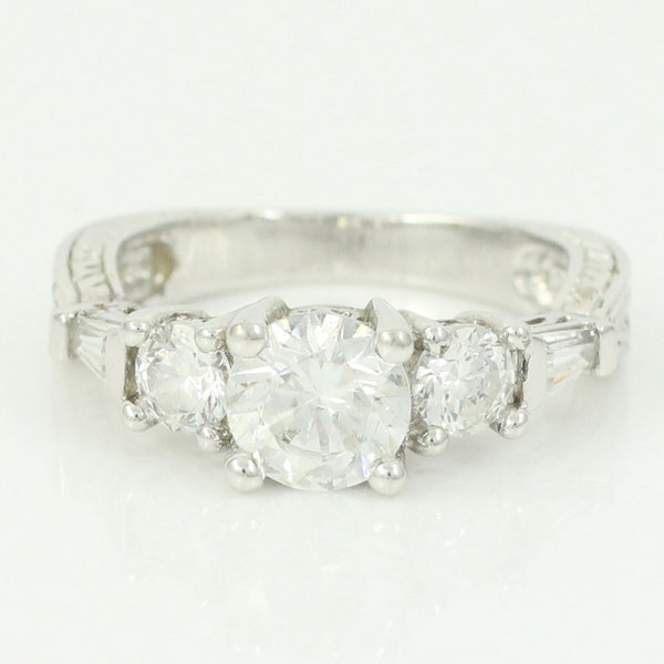 Cubic Zirconia Engagement Ring - Etsy