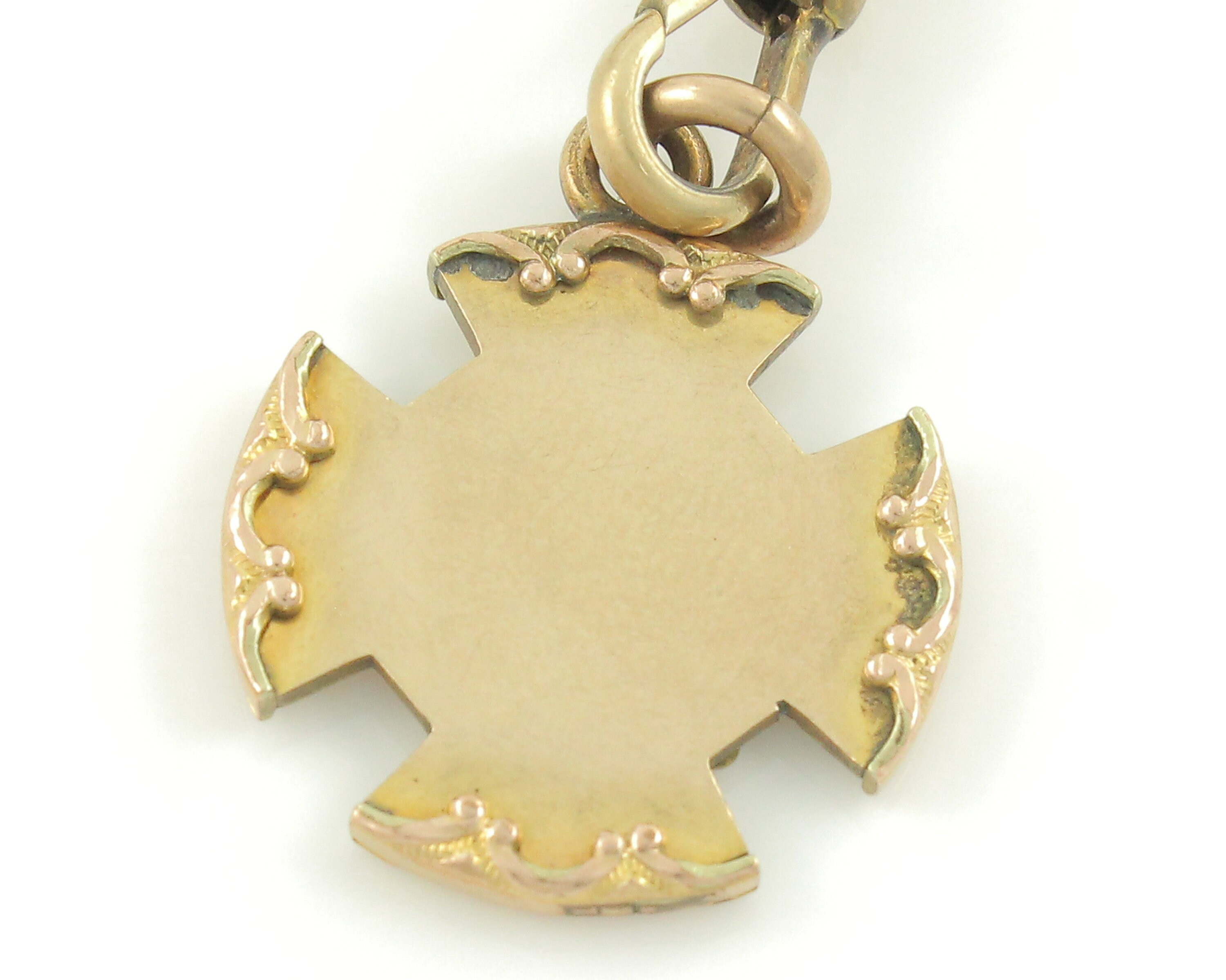 Victorian Gold Filled Albert Watch Chain Odd Fellows Fob, 1900s GF ...