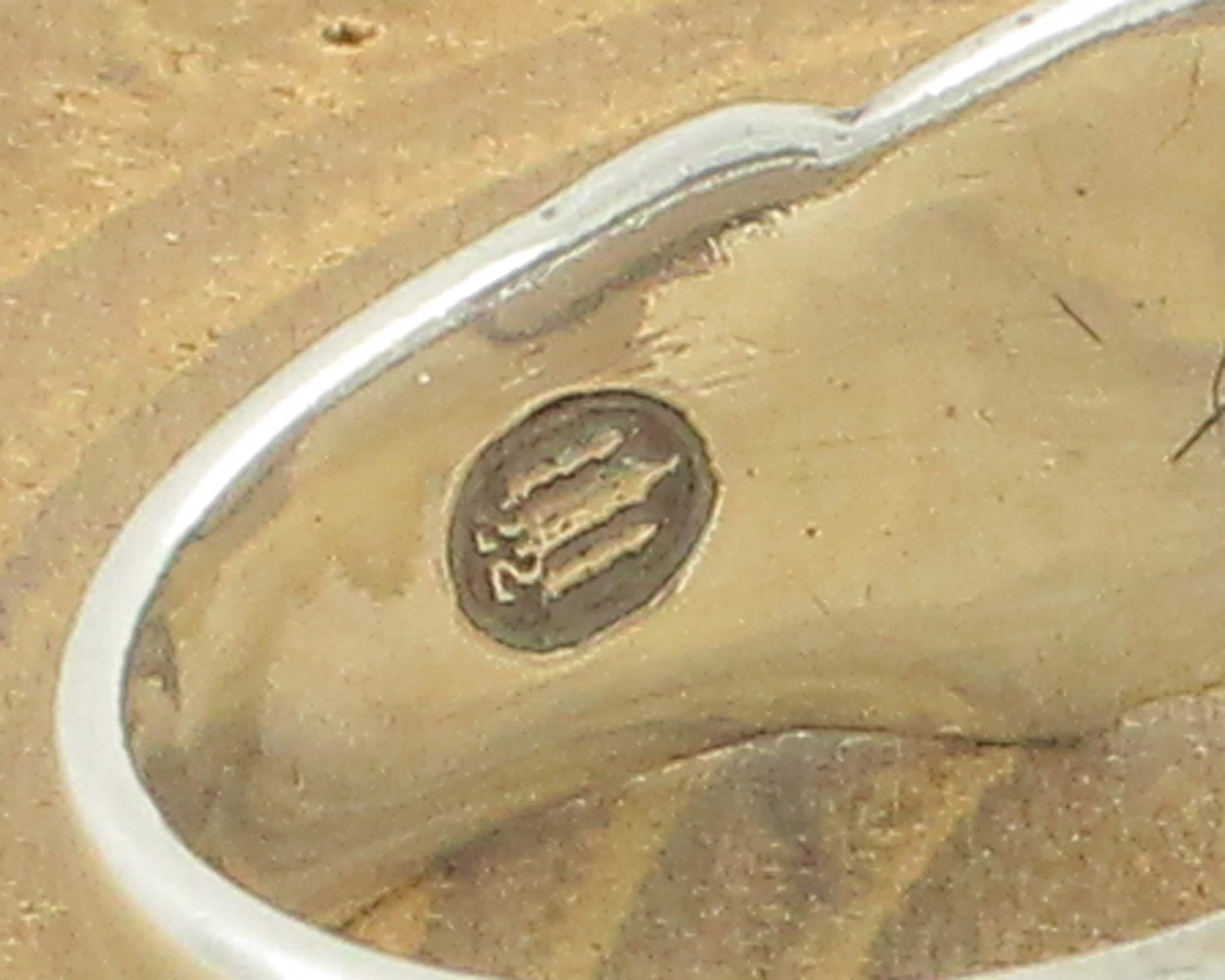 Vintage Sterling Spoon Ring - Danish Silver Art Nouveau - Made in ...