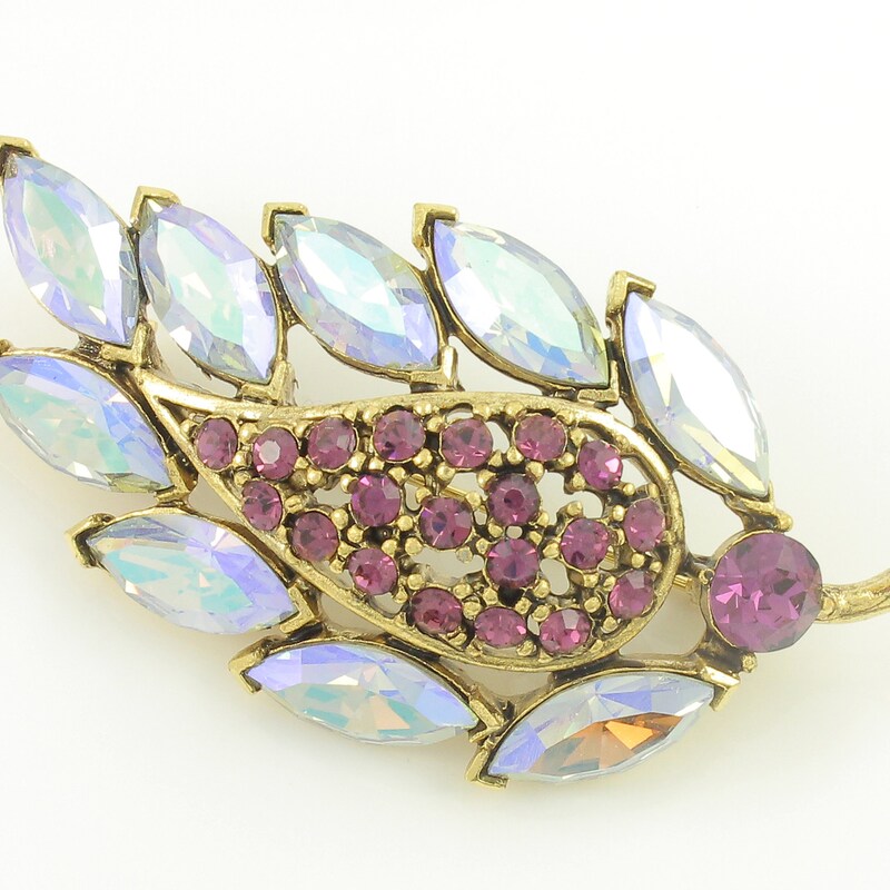 Purple Brooch - Etsy