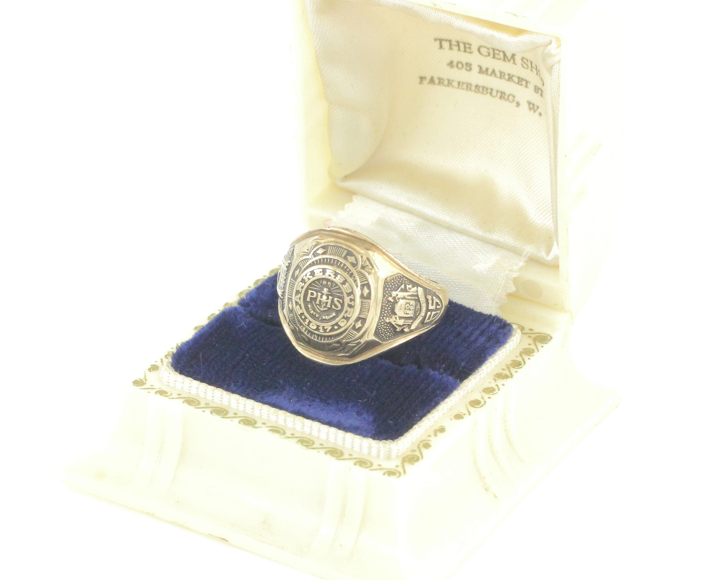 Gold Class Ring 1965 Parkersburg High School - 10K Yellow Gold Balfour ...