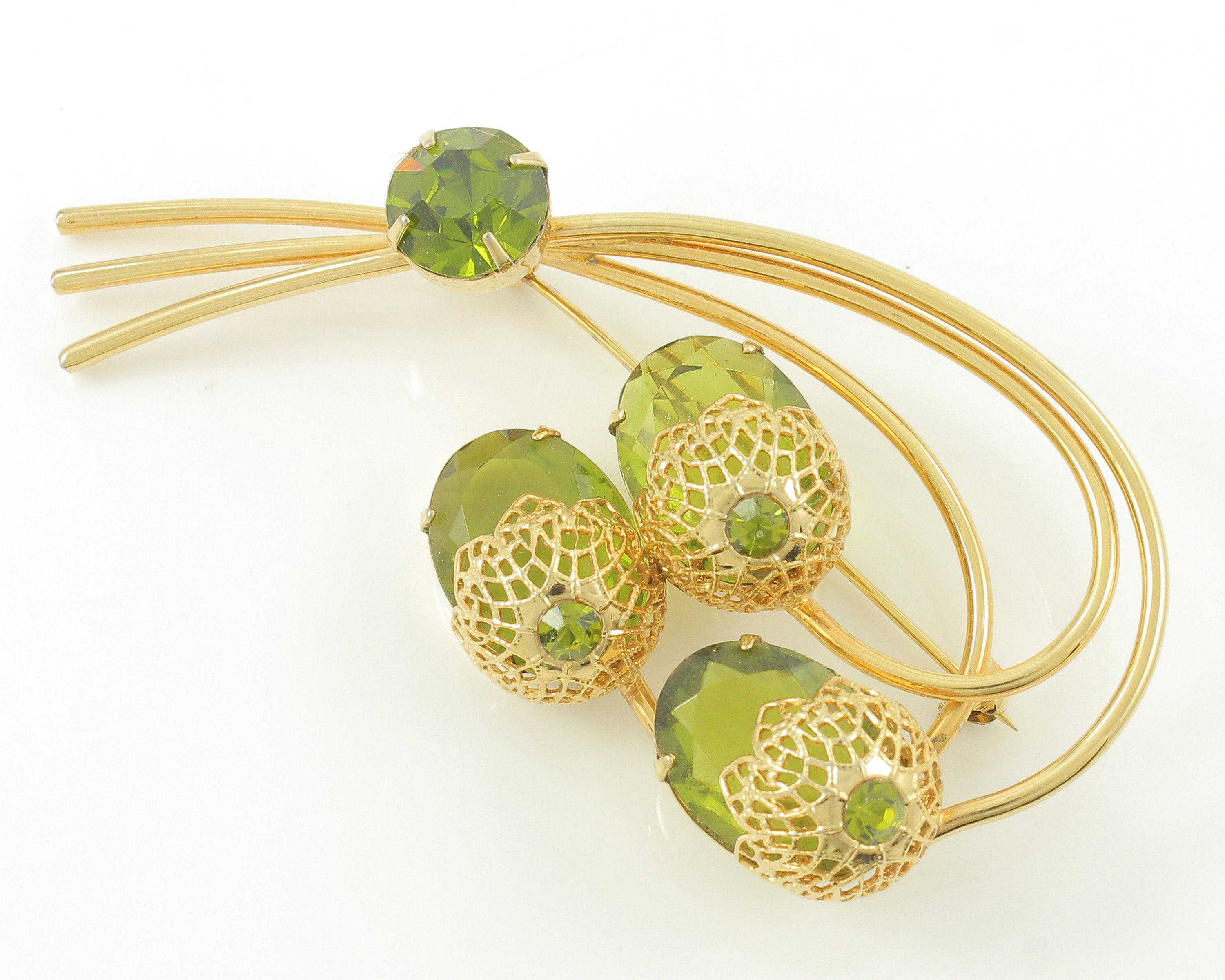 Vintage D & E for Sarah Coventry Touch of Elegance Rhinestone Brooch ...