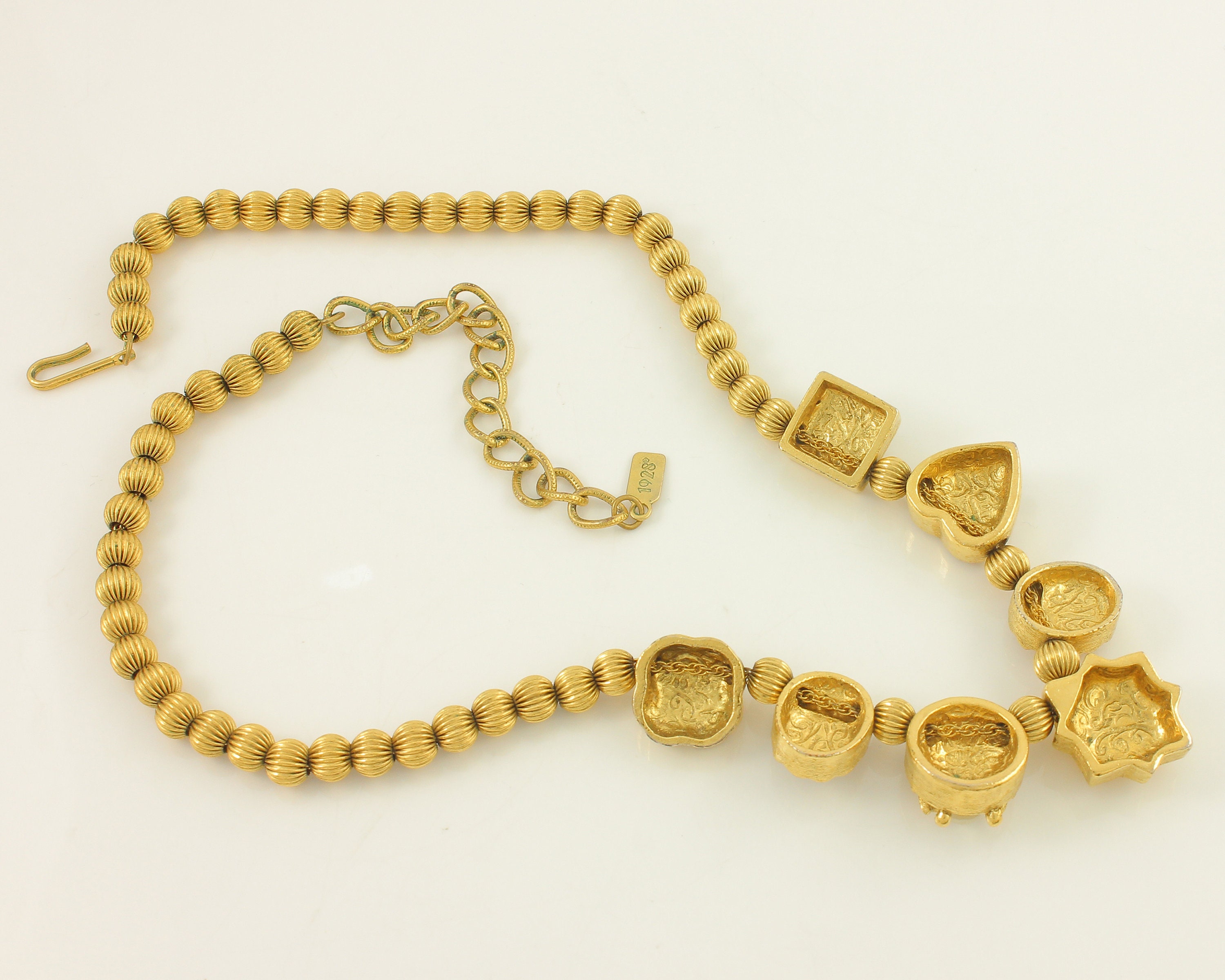 Vintage 1928 Jewelry Co. Watch Slide Necklace, 1928 Faux Watch Slide ...