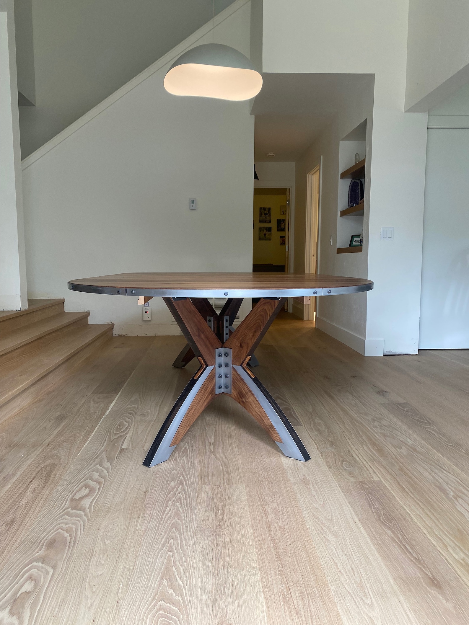 Modern Expandable Round Dining Table - Etsy