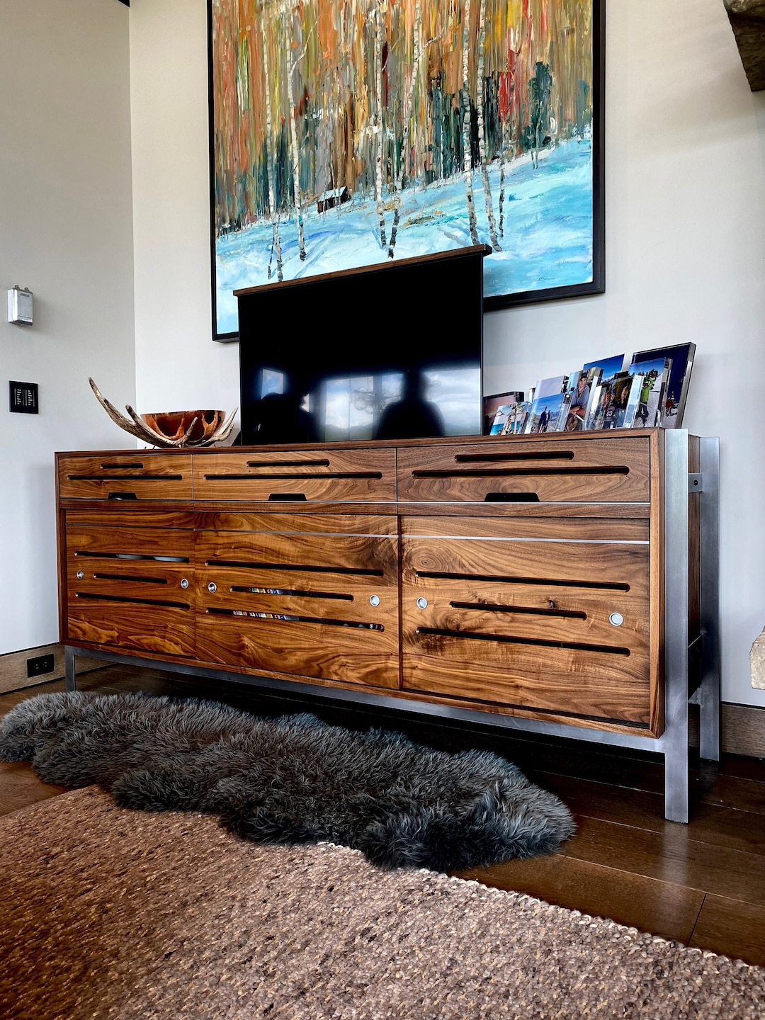 Hidden TV Cabinet - Etsy