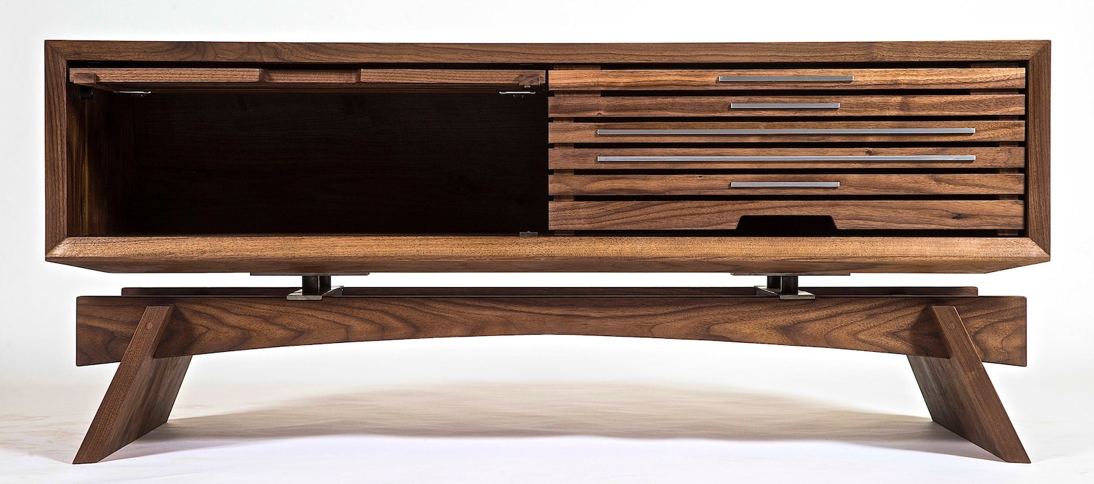 Media Console, Mid Century Modern, Vintage Modern - Etsy