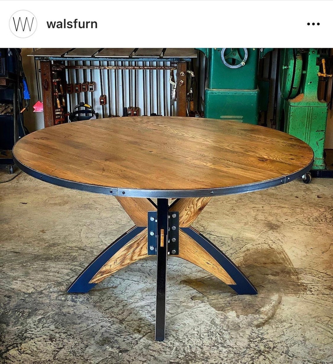 Rustic Modern Expandable Round Leaf Table - Etsy