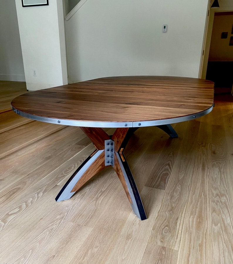 Modern Expandable Round Dining Table - Etsy