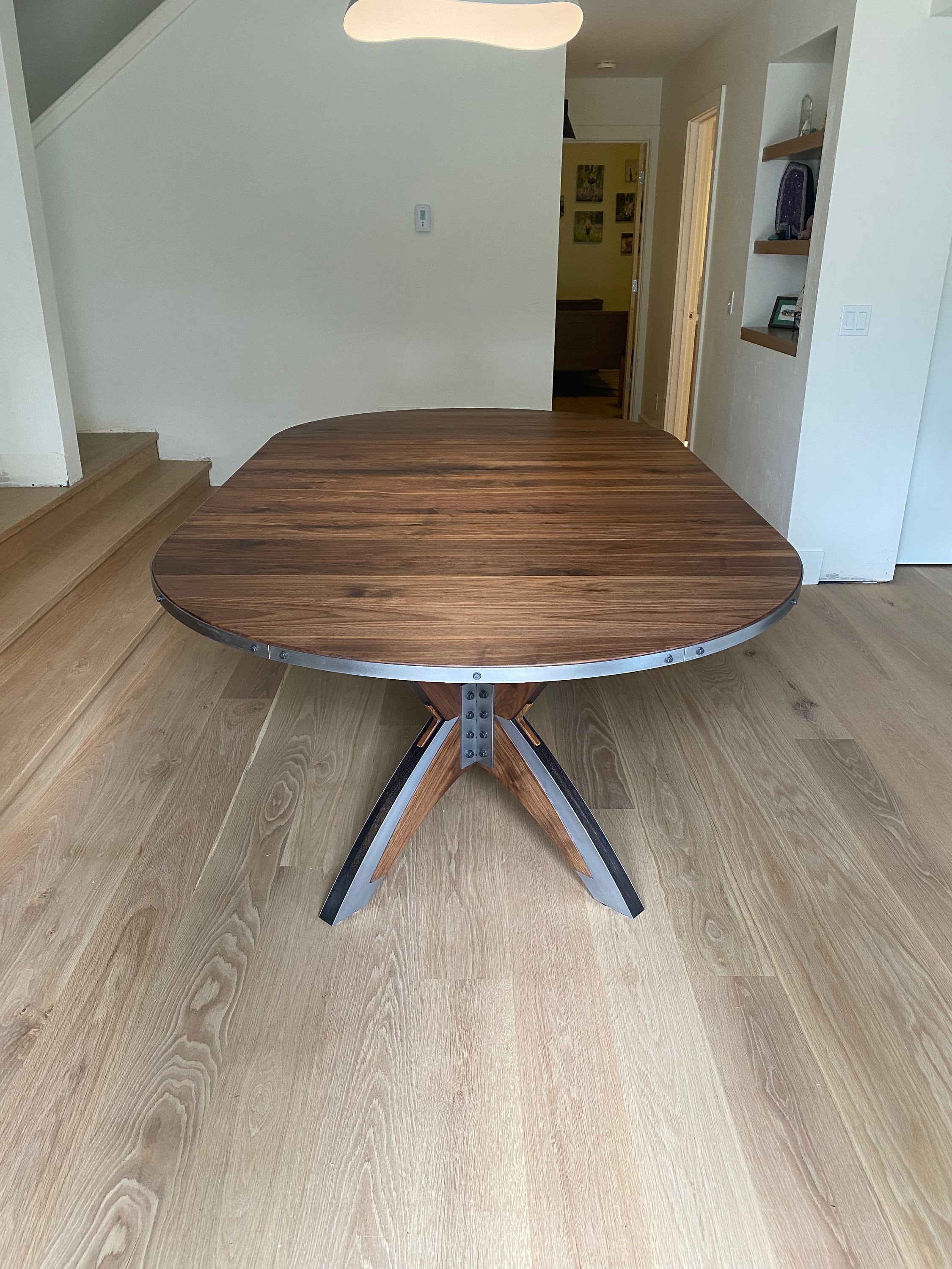 Modern Expandable Round Dining Table - Etsy