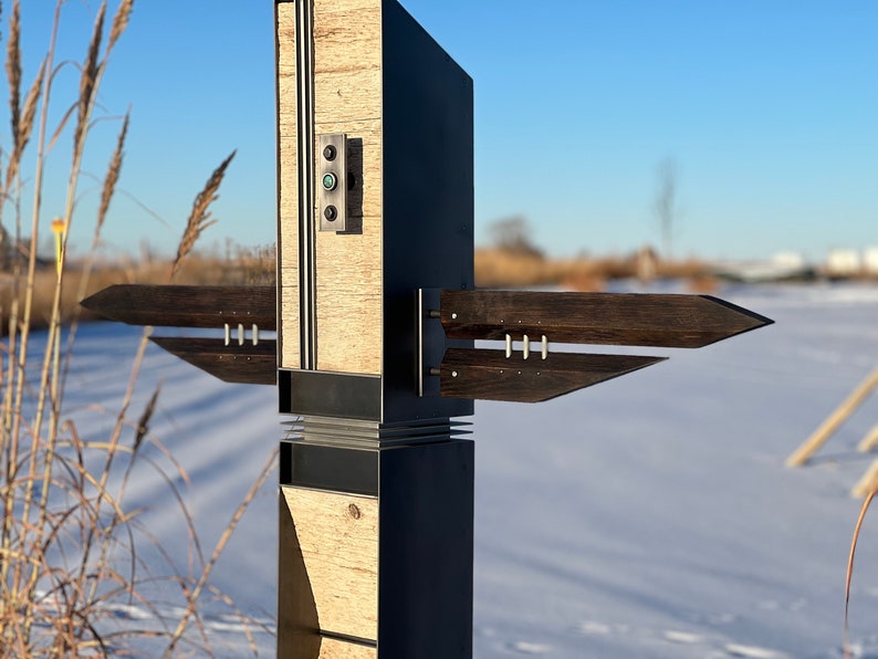 Modern Totem Sculpture for Indoors or Outdoors - Etsy