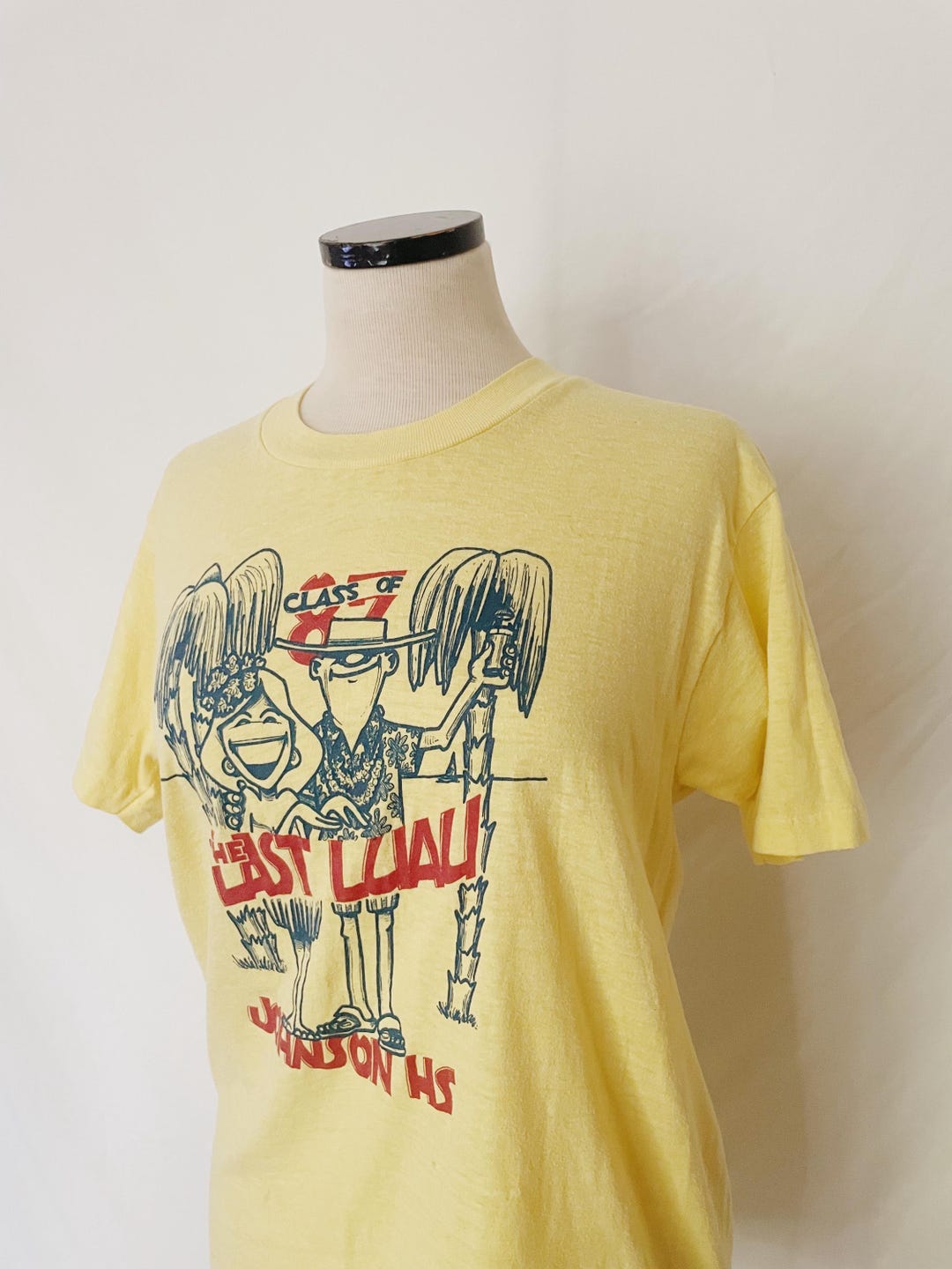 Vintage “class of ‘87– the Last Luau” T-shirt - Etsy