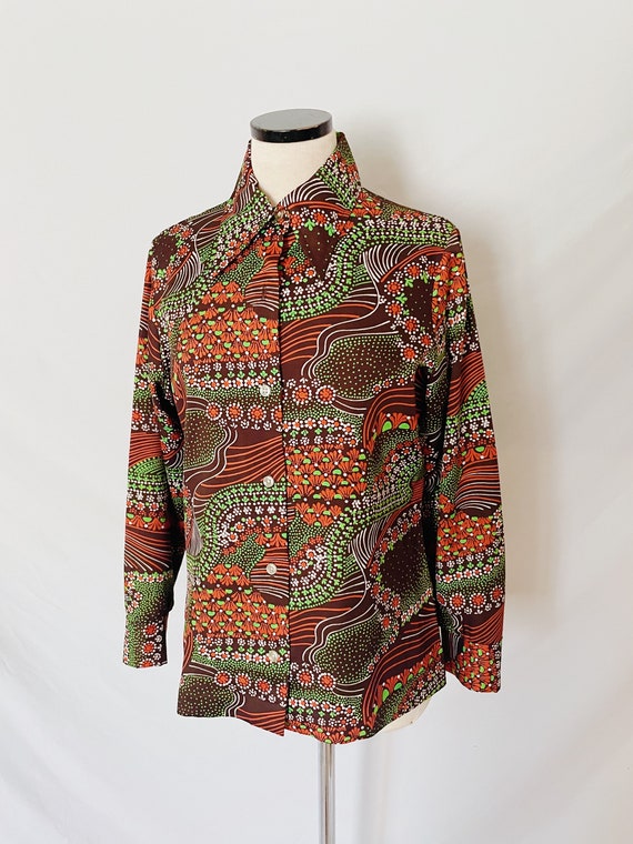 70s disco shirt - Gem