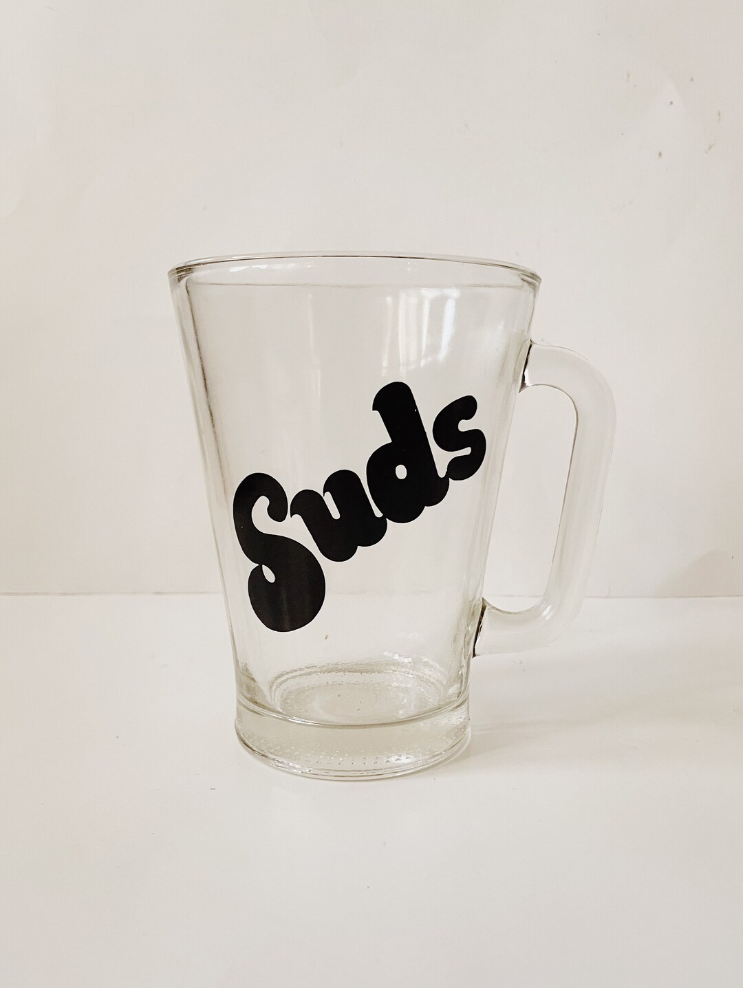 Vintage “suds” Glass Beer Pitcher - Etsy