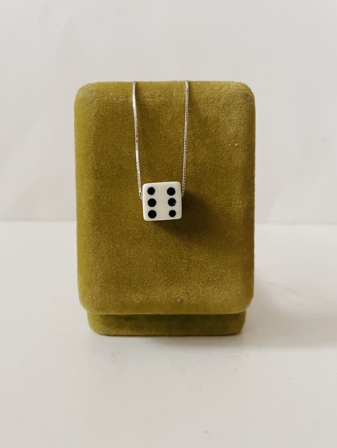 Vintage Dice Necklace — Customizable - Etsy