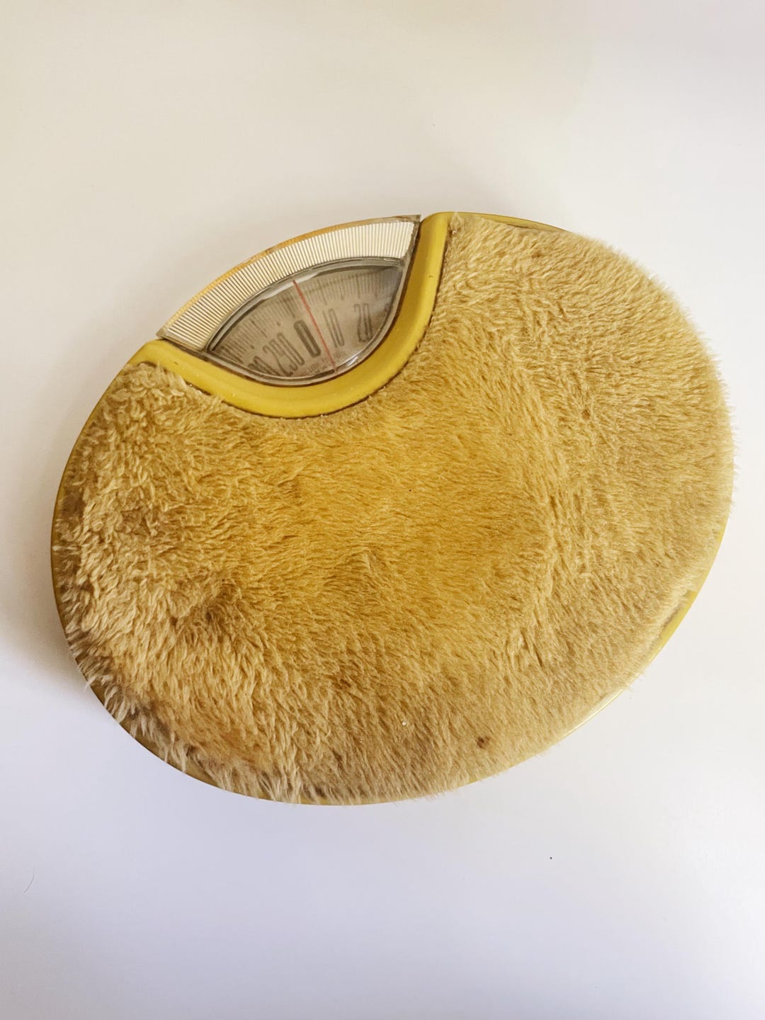 70’s Fuzzy Mustard Yellow Scale by Brearley - Etsy