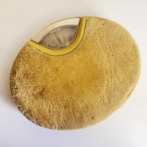70’s Fuzzy Mustard Yellow Scale by Brearley - Etsy