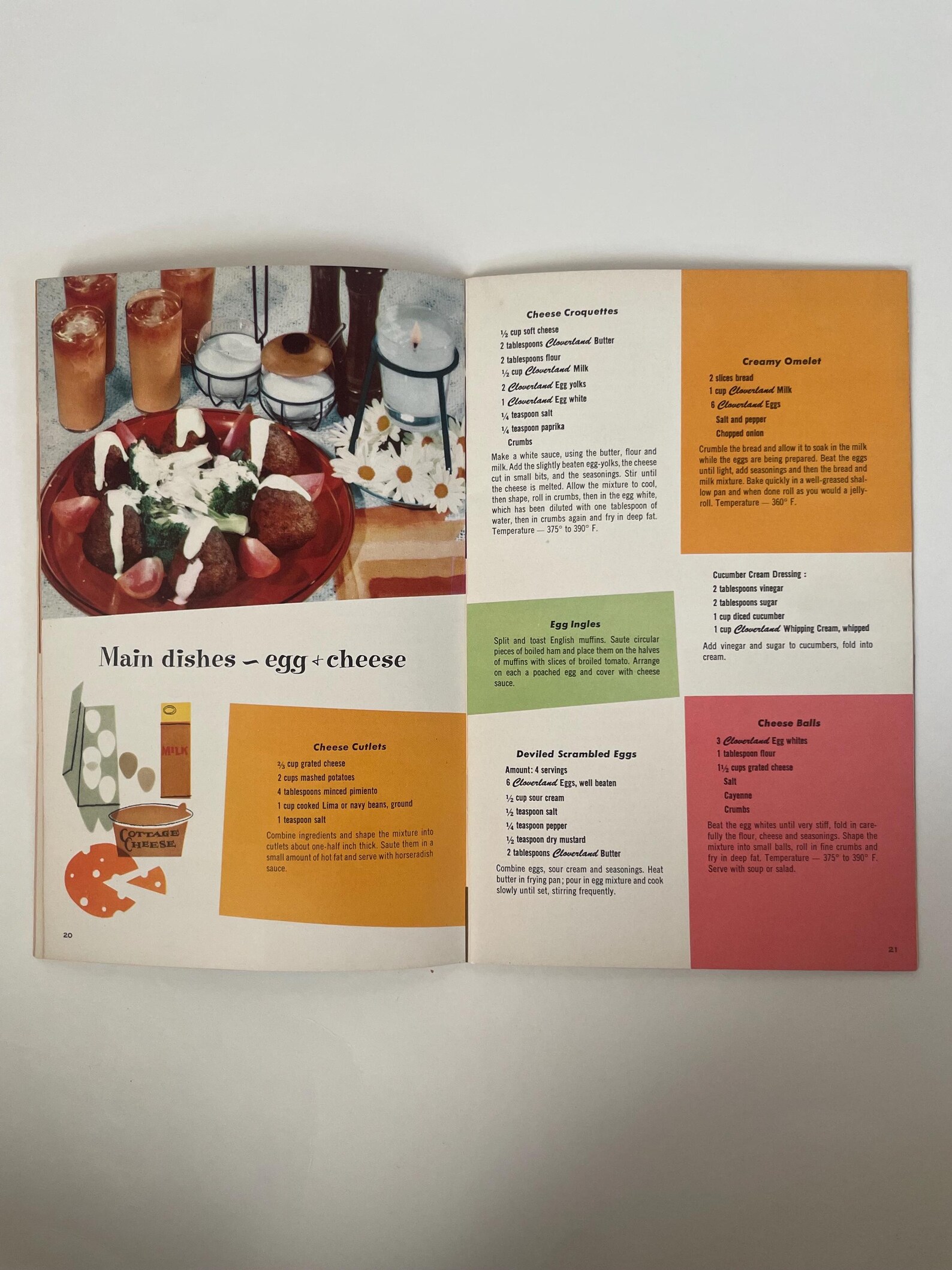 MCM Recipe Booklet by Cloverland Farms Dairy - Etsy