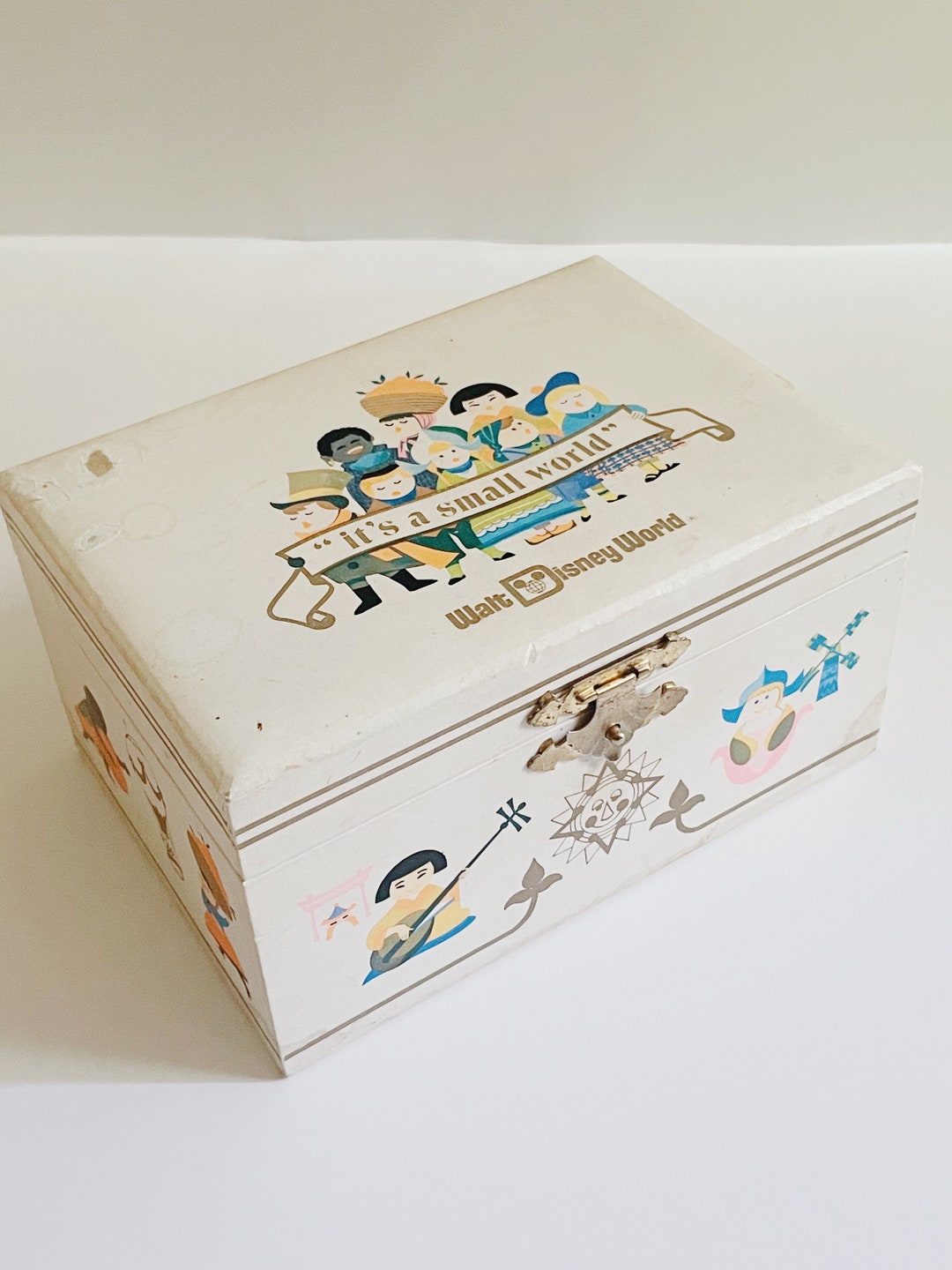 1960s its A Small World Walt Disney World Music Box - Etsy